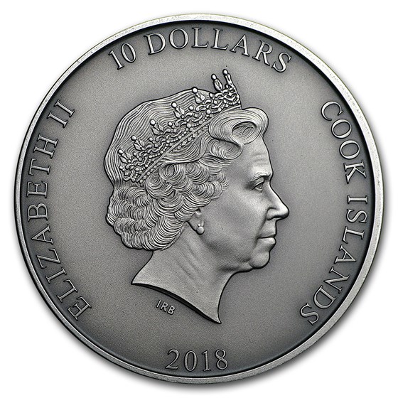 Buy 2018 Cook Islands 2 oz Silver UH Relief Shield of Athena | APMEX