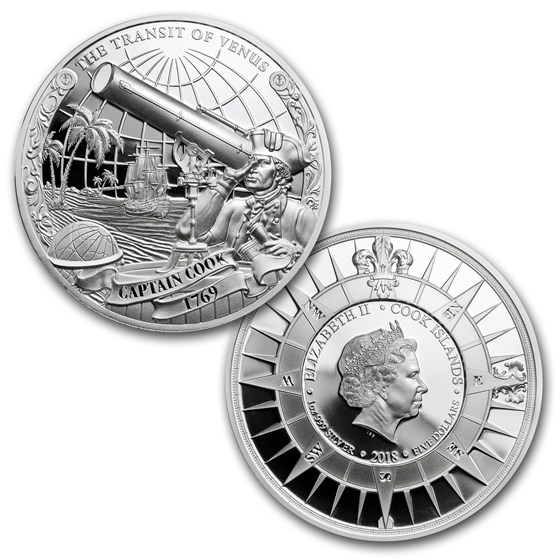 Buy 2018 Cook Islands 3-Coin Silver Captain Cook Ultra High Relief | APMEX