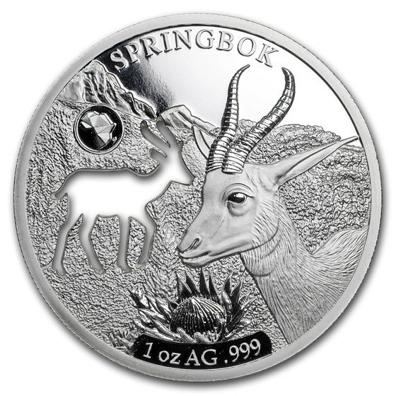 Buy 2018 Djibouti 1 oz Silver Shapes of Africa (Springbok) | APMEX