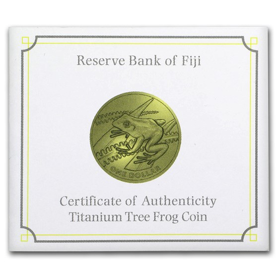 Buy 2018 Fiji 1/3 oz Yellow Titanium Tree Frog | APMEX