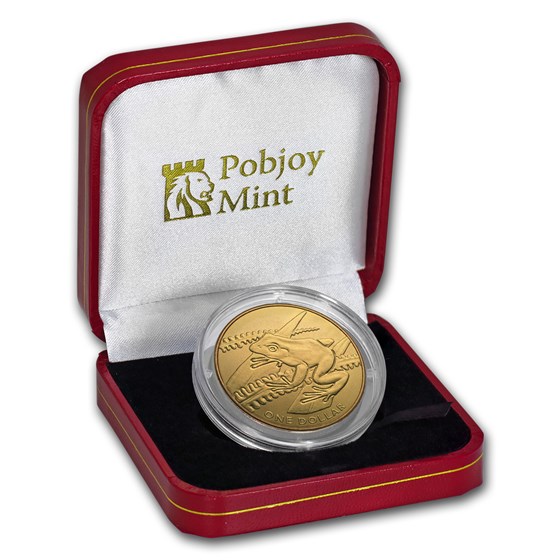 Buy 2018 Fiji 1/3 oz Yellow Titanium Tree Frog | APMEX