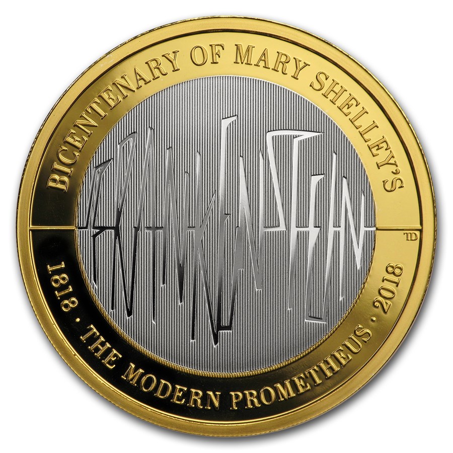Buy 2018 GB £2 Silver Piedfort Proof Frankenstein 200th Anniversary | APMEX