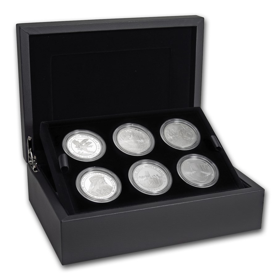 Buy 2018 GB 6-Coin Silver 100th Anniversary World War I Proof Set | APMEX