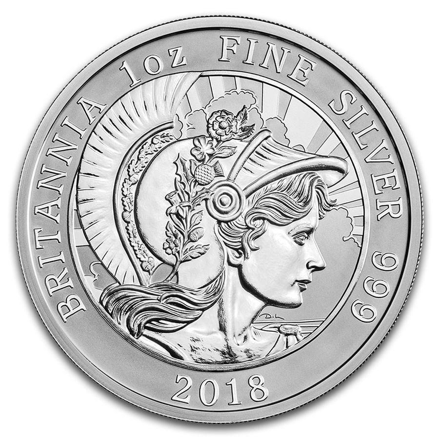 Buy 2018 Great Britain 1 oz Reverse Proof Silver Britannia | APMEX
