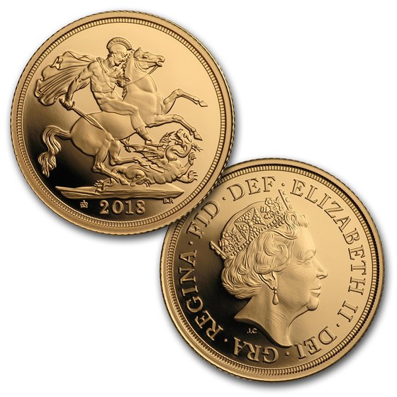 Buy 2018 Great Britain 3-Coin Gold Sovereign Premium Proof Set | APMEX