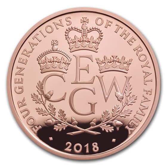 Buy 2018 Great Britain £5 Prf Gold Four Generations | APMEX