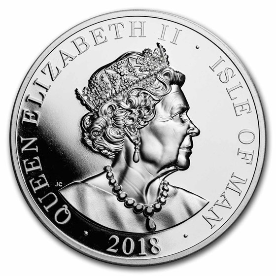 Buy 2018 Isle of Man 2 oz Silver Angel Piedfort Proof (Coin Only) | APMEX