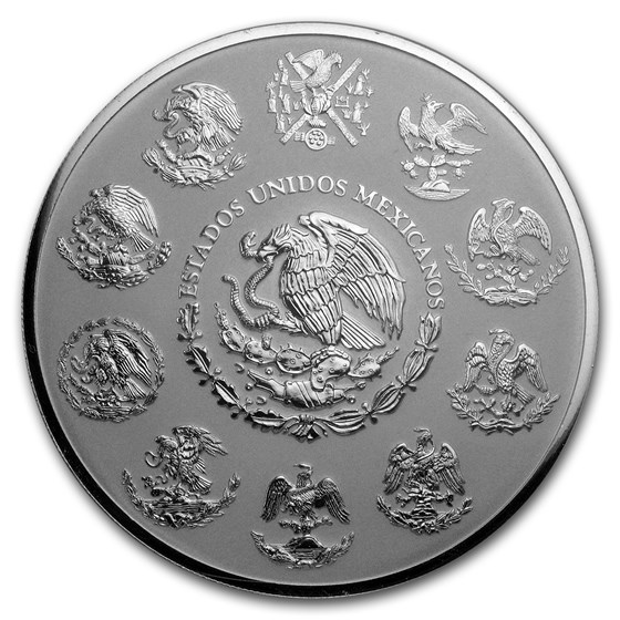 Buy 2018 Mexico 2-Coin Silver 2 oz & 5 oz Reverse Proof Set | APMEX