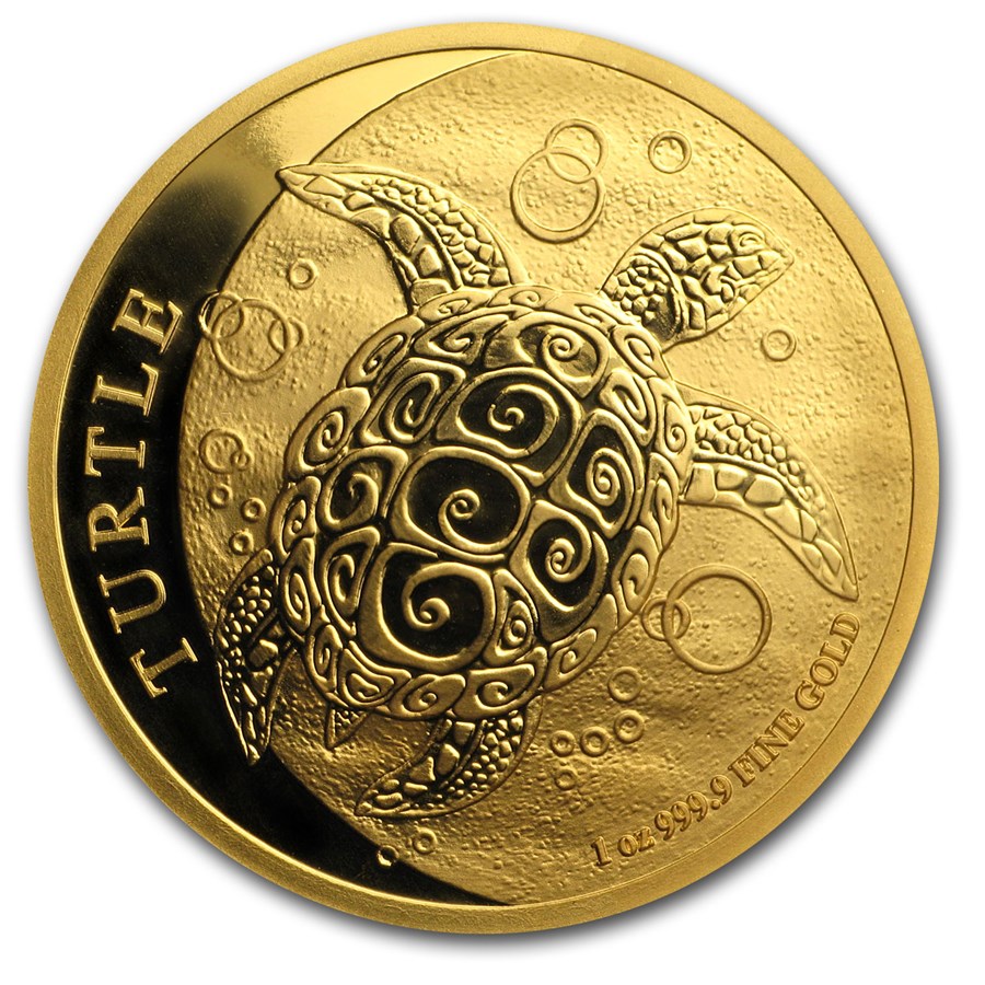 Buy 2018 Niue 1 oz Gold $250 Hawksbill Turtle BU | APMEX