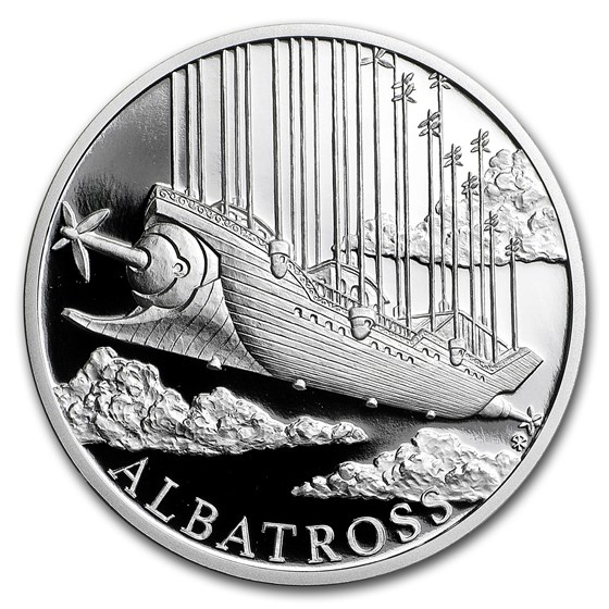 Buy 2018 Niue 1 oz Silver World of Jules Verne (Airship Albatross) | APMEX
