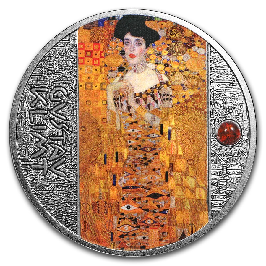 Buy 2018 Niue Silver Gustav Klimt Golden Five (The Lady in Gold) | APMEX