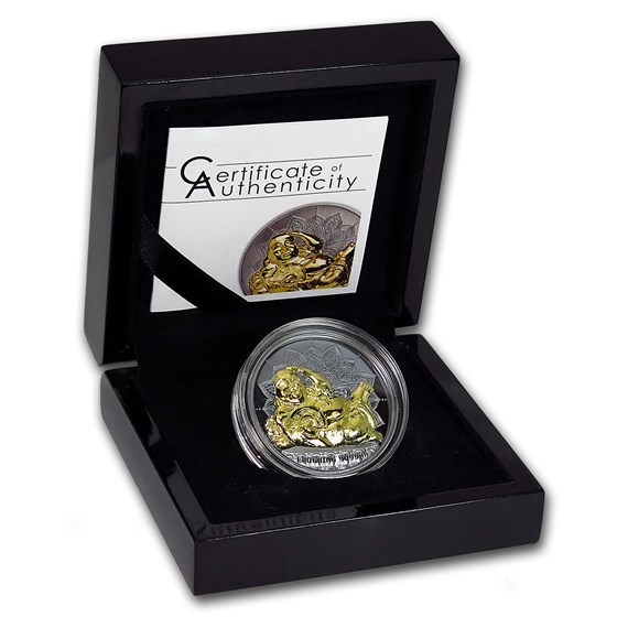 Buy 2018 Palau 2 oz Silver $10 Laughing Buddha Coin | APMEX