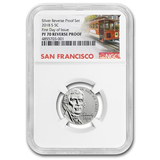 Buy 2018-S Silver Reverse Proof Set PF-70 NGC (First Day of Issue) | APMEX