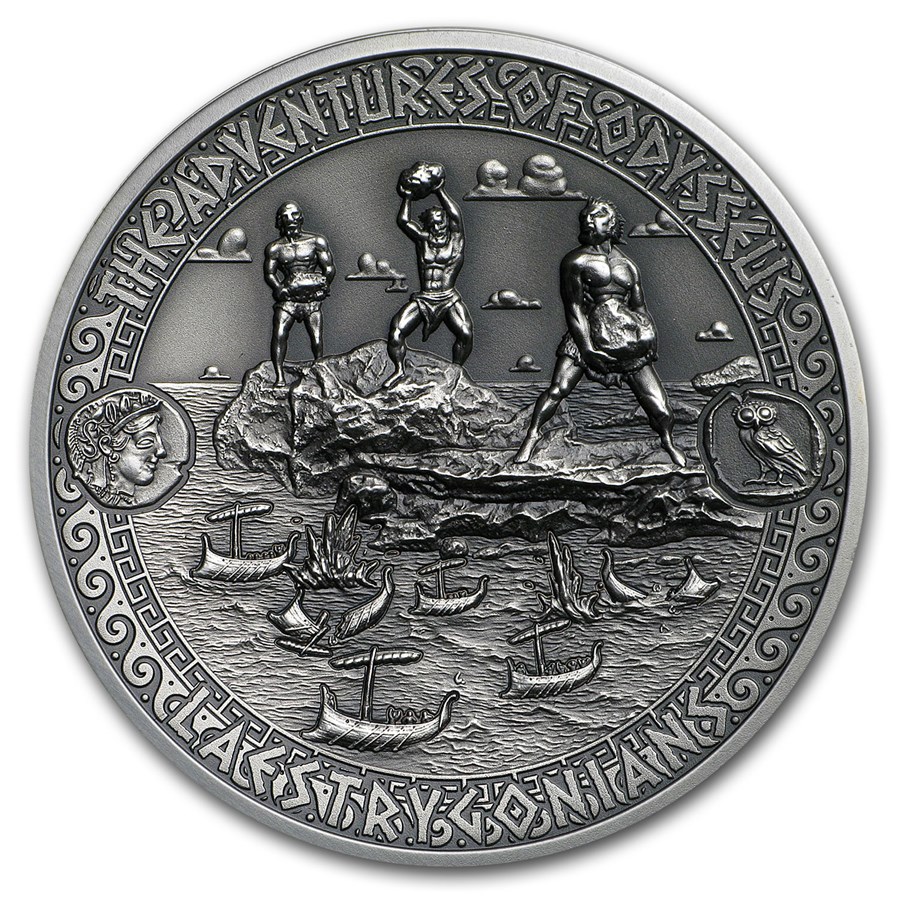 Buy 2018 Solomon Isl. Silver Adventures of Odysseus Laestrygonians | APMEX