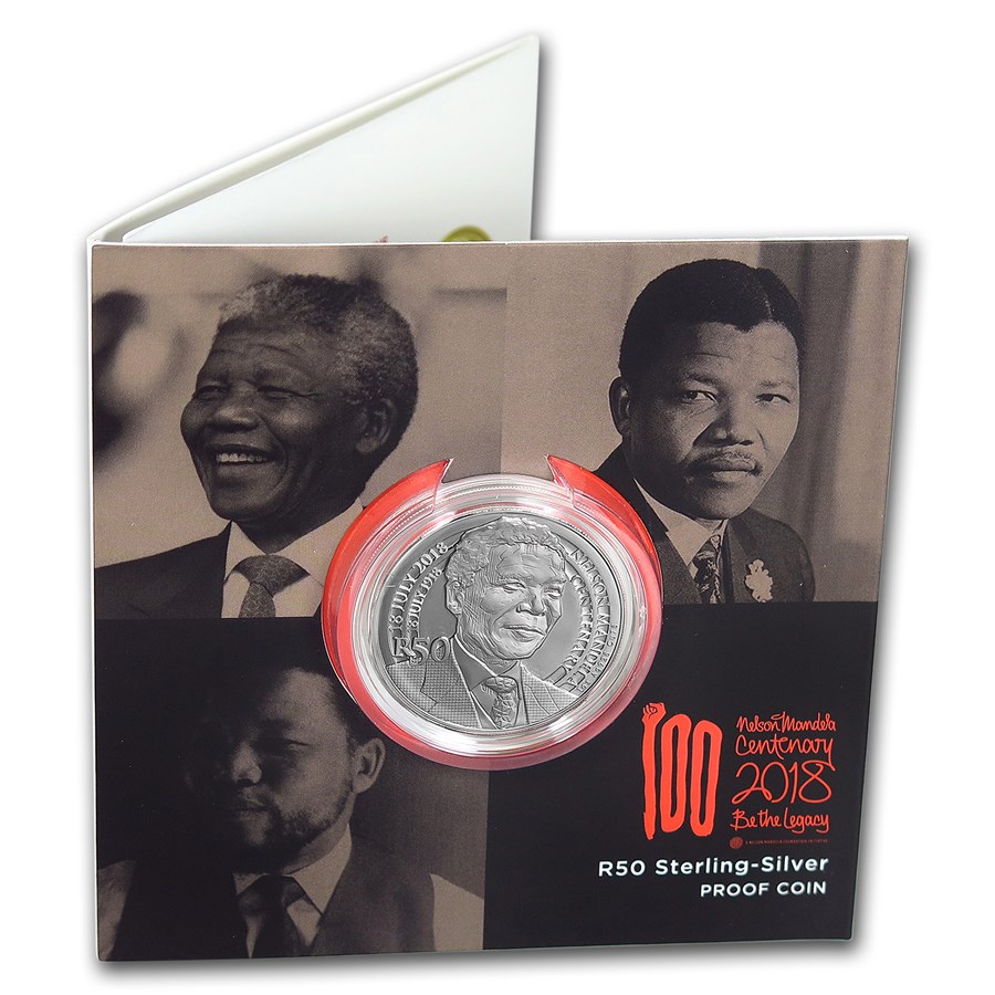 Buy 2018 South Africa 1 oz Silver (Mandela - Centenary) | APMEX