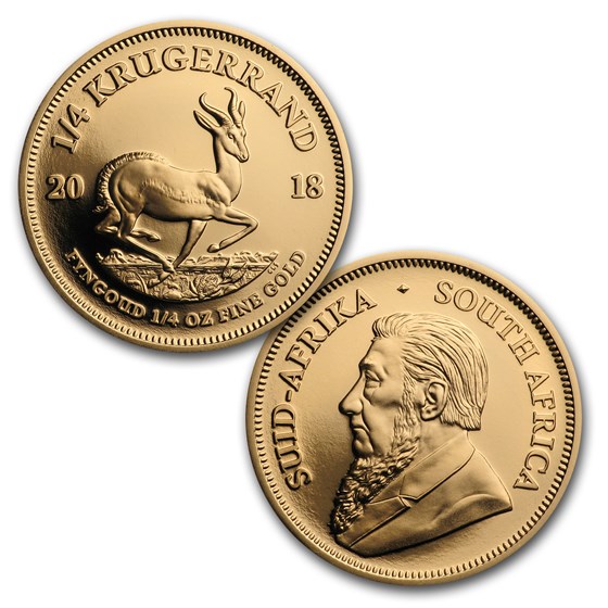 Buy 2018 South Africa 5-coin Gold Krugerrand Fractional Proof Set | APMEX