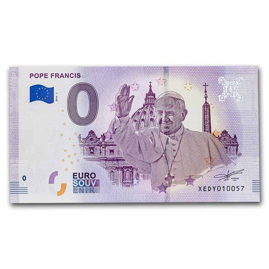 Buy 2018 Vatican City Pope Francis 0 Euro Banknote | APMEX