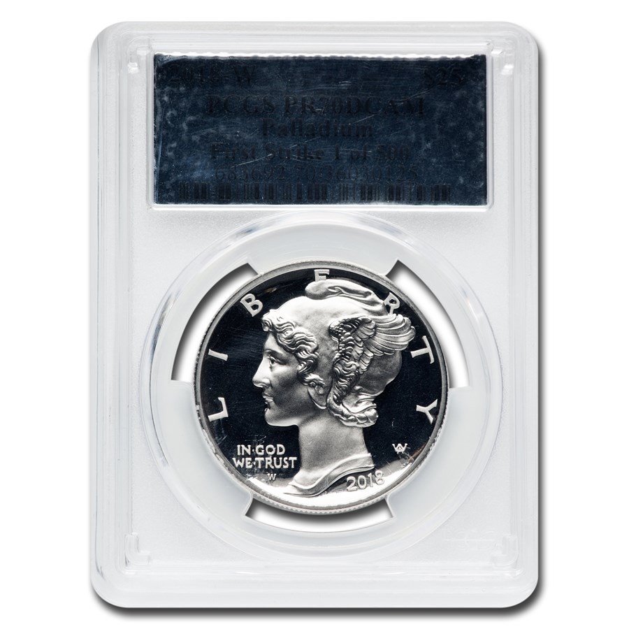 Buy 2018 W 1 oz Palladium Eagle PR-70 DCAM 1 of 500 | APMEX