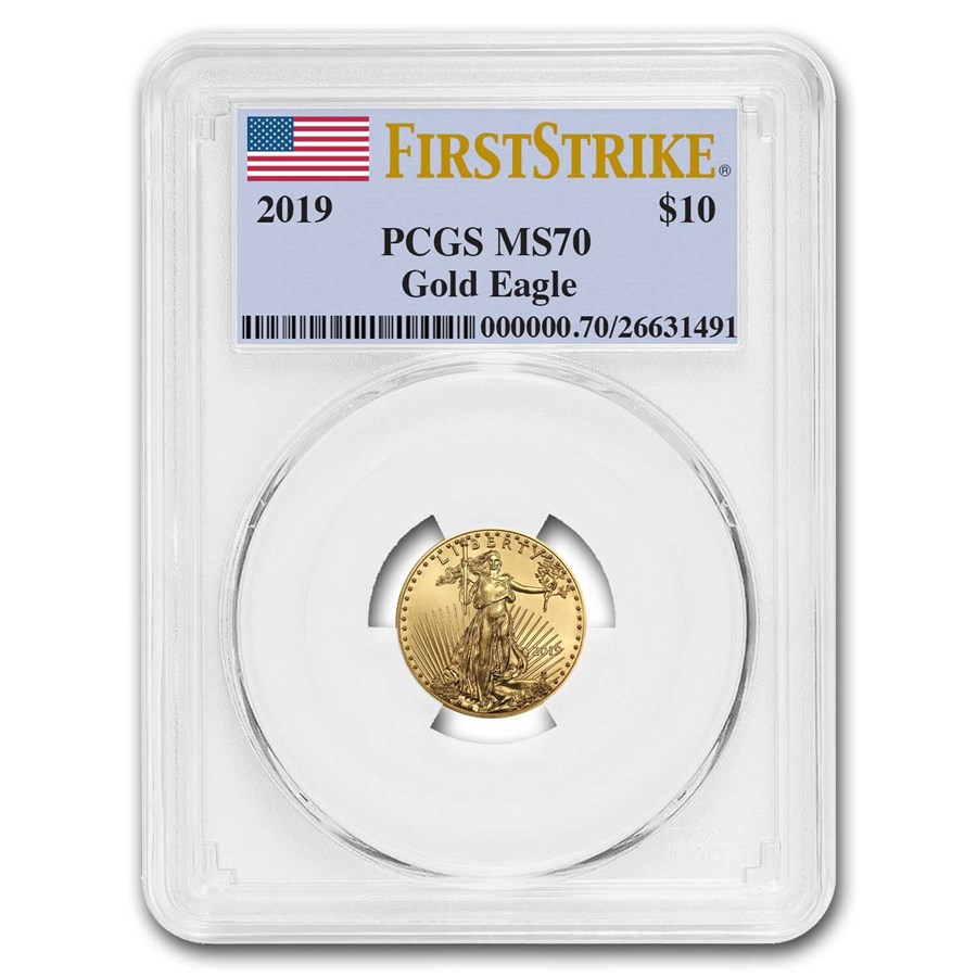 Buy 2019 1/4 oz American Gold Eagle MS-70 PCGS (FirstStrike®) | APMEX