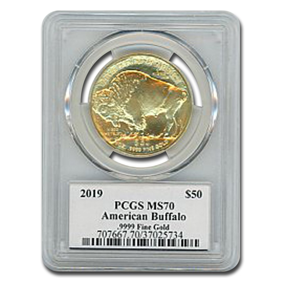 2019 1 oz Gold Buffalo MS-70 PCGS (First Edition Premier)