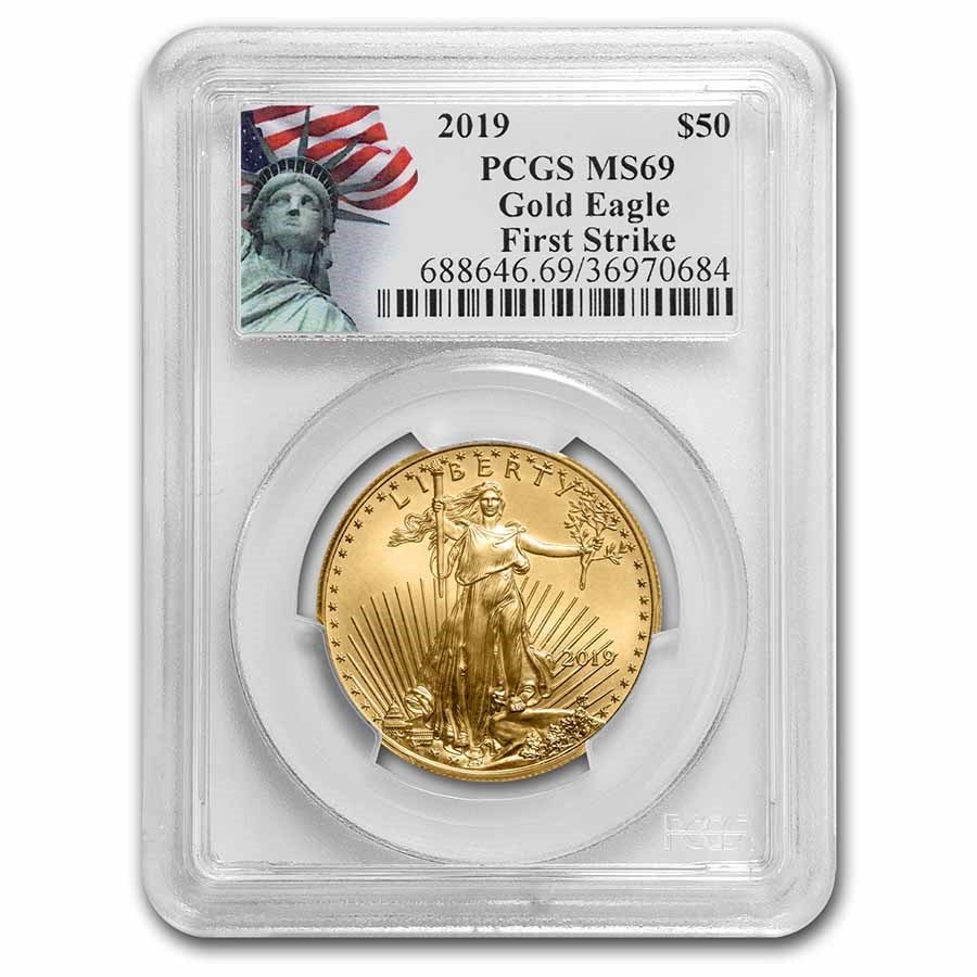 Buy 2019 1 oz Gold Eagle MS-69 PCGS FS® (Statue of Liberty Label) | APMEX