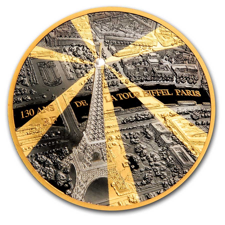 Buy 2019 1 oz Prf Gold €200 Treasures of Paris (Eiffel Tower) | APMEX