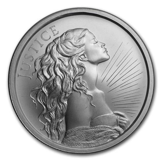Buy 2019 1 oz Silver Shield Round - Justice | APMEX