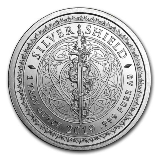 Buy 2019 1 oz Silver Shield Round - Justice | APMEX