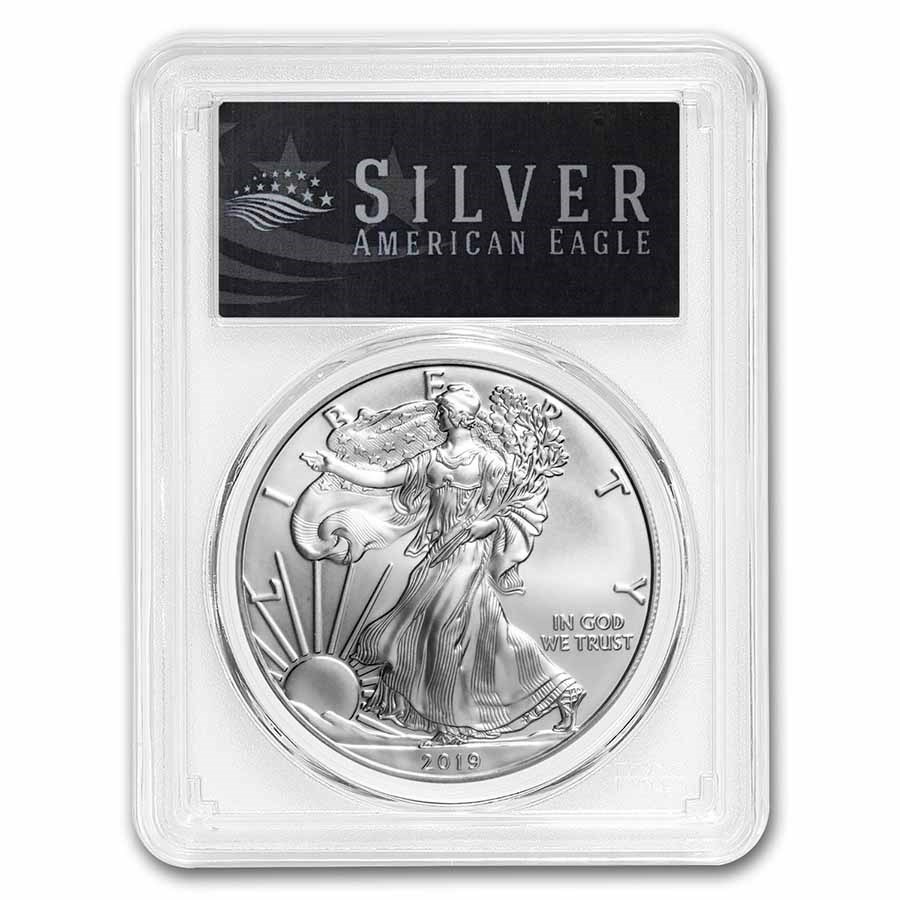 Buy 2019 American Silver Eagle MS-70 PCGS (Black Label) | APMEX