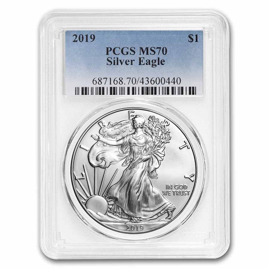 Buy 2019 American Silver Eagle MS-70 PCGS | APMEX