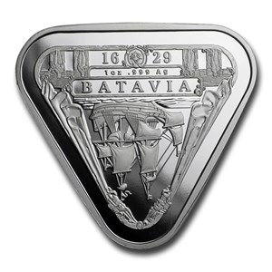 Buy 2019 Australia 1 oz Silver $1 Batavia Shipwreck Triangular Coin | APMEX