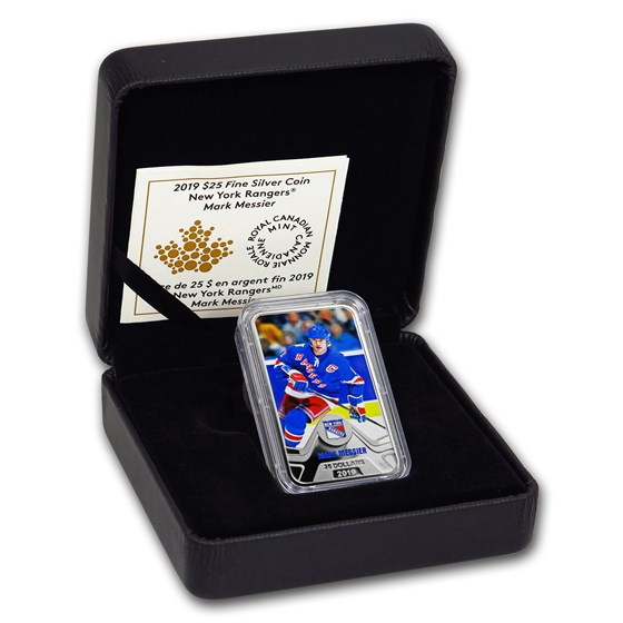 Buy 2019 Canada 1.5 oz Silver $25 New York Rangers: Mark Messier | APMEX