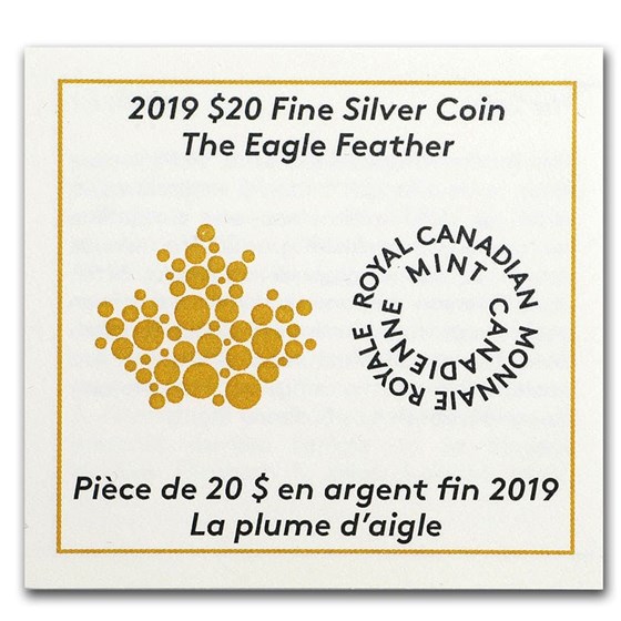 Buy 2019 Canadian 1 oz Silver The Eagle Feather Coins Online | APMEX