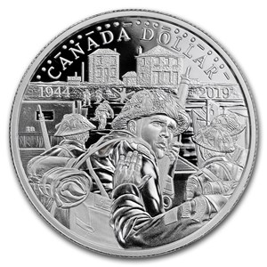 Buy 2019 Canada Silver Dollar 75th Anniversary of D-Day Proof | APMEX