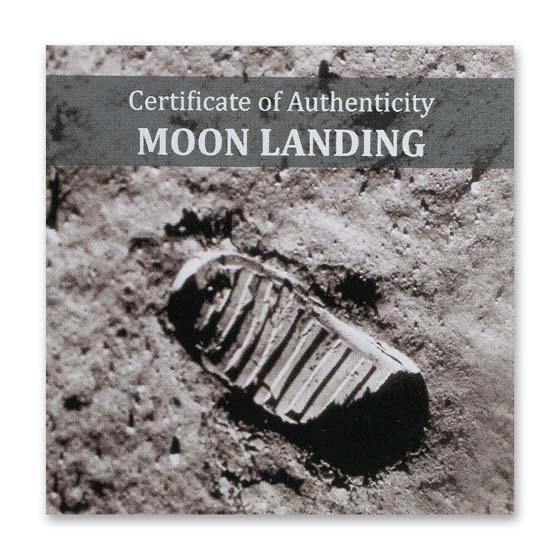 Buy 2019 Cook Islands 1 oz Silver Moon Landing Footprint (Meteorite ...