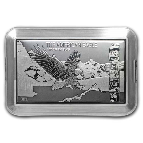 Buy 2019 Fiji 1 oz Silver The Majestic Eagle Coin Bar | APMEX