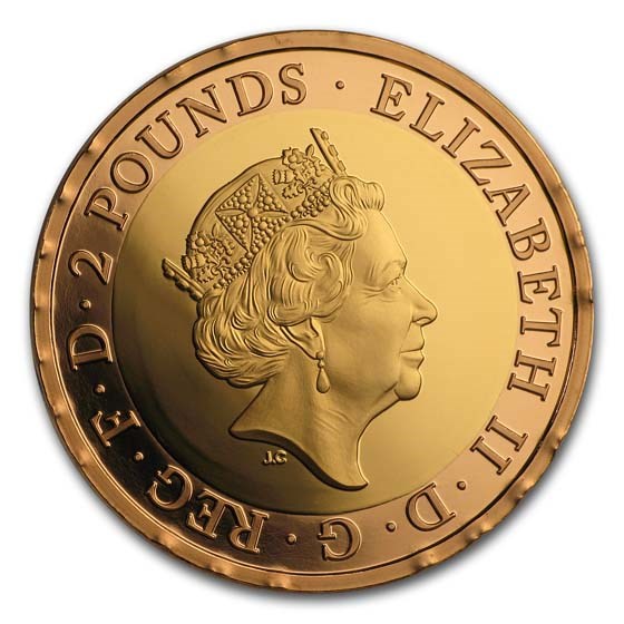 Buy 2019 Great Britain £2 Gold Samuel Pepys Diary Entry Proof | APMEX