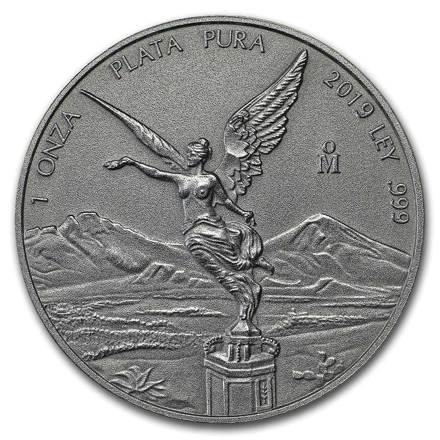 Buy 2019 Mexico 1 oz Silver Libertad Antiqued Finish | APMEX
