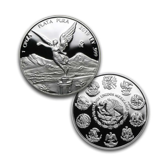 Buy 2-Coin 2019 Mexican Silver Libertad Proof/Reverse Proof Set | APMEX