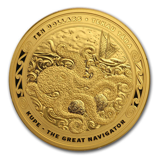 Buy 2019 New Zealand 2-Coin Gold Kupe - The Great Navigator Set | APMEX