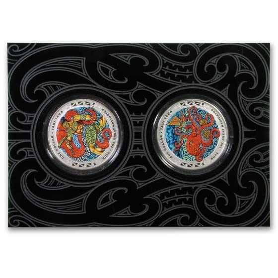 Buy 2019 New Zealand 2-Coin Silver Kupe - The Great Navigator Set | APMEX