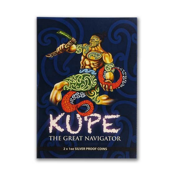 Buy 2019 New Zealand 2-Coin Silver Kupe - The Great Navigator Set | APMEX