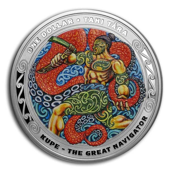 Buy 2019 New Zealand 2-Coin Silver Kupe - The Great Navigator Set | APMEX