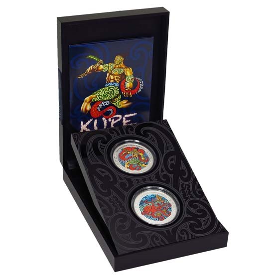 Buy 2019 New Zealand 2-Coin Silver Kupe - The Great Navigator Set | APMEX