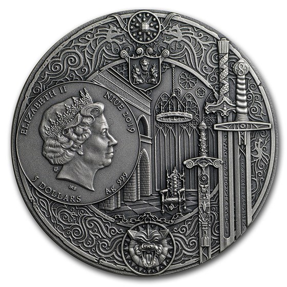 Buy 2019 Niue 2 oz Antique Silver The Witcher: The Last Wish | APMEX