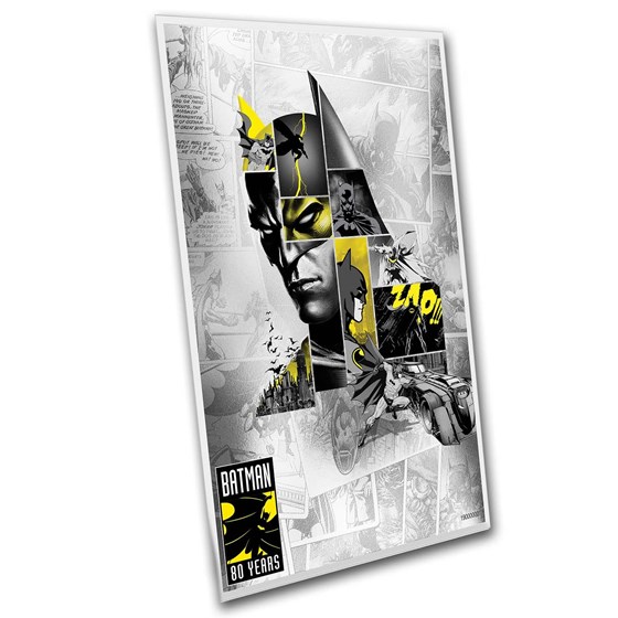 Buy 2019 Niue 5 gram Silver $1 Batman 80th Anniversary Foil Note | APMEX