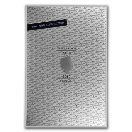 Buy 2019 Niue 5 gram Silver $1 Batman Villains: The Riddler Foil Note ...