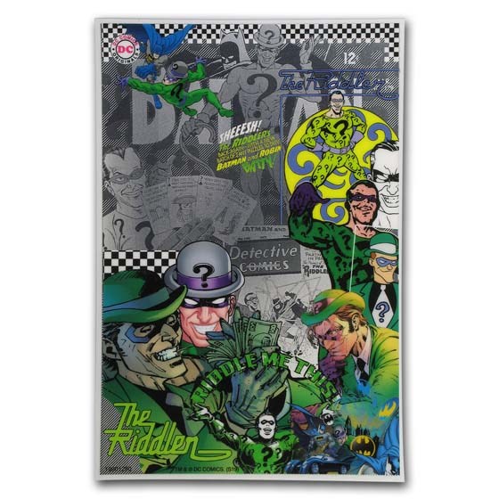 Buy 2019 Niue 5 gram Silver $1 Batman Villains: The Riddler Foil Note ...