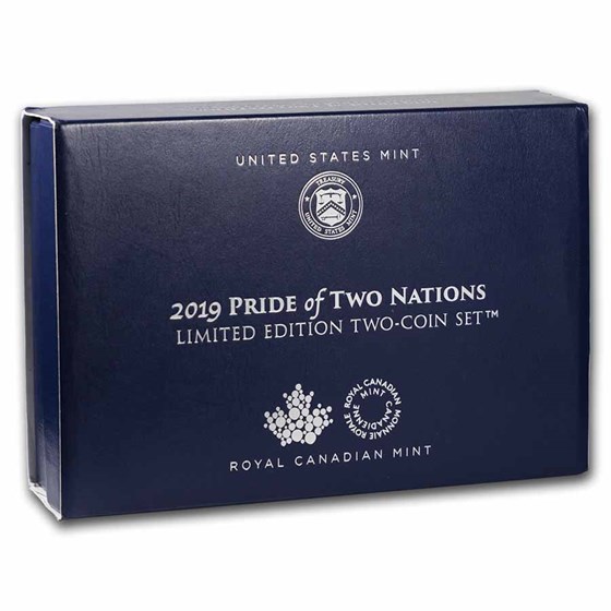 Buy 2019 Pride of Two Nations 2-Coin Set PR-70 NGC FD Mercanti | APMEX
