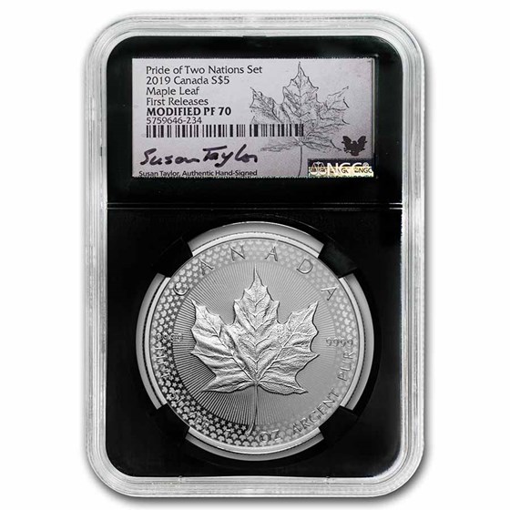 Buy 2019 Pride of Two Nations 2-Coin Set PR-70 NGC FD Mercanti | APMEX